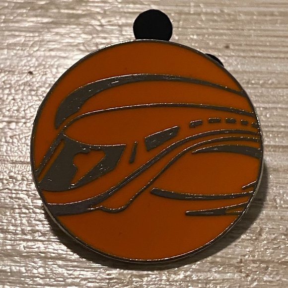 Disney | Accessories | Disney Parks Monorail Orange Pin | Poshmark